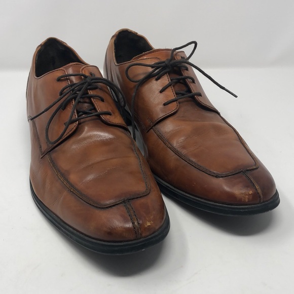 Cole Haan | Shoes | Cole Haan Caramel Lace Up Nike Air Oxford Shoes ...